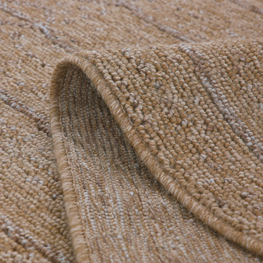 Plain Jute Brown Outdoor Rug - Saule | Outdoor Rugs | Kukoon Rugs Online