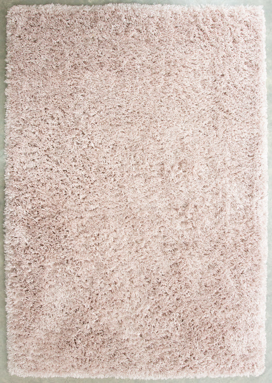 Soft Everyday Blush Pink Shaggy Rug | Living Room Rugs | Kukoon Rugs Online