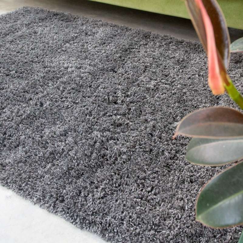 Soft Everyday Grey Shaggy Rug | Living Room Rugs | Kukoon Rugs Online