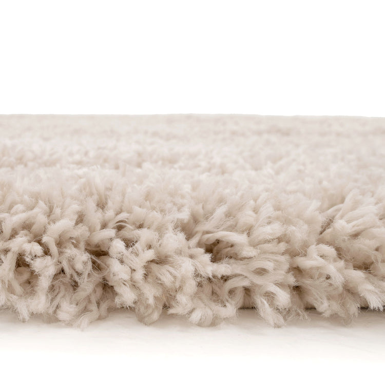 Soft Everyday Light Beige Shaggy Rug | Living Room Rugs | Kukoon Rugs ...