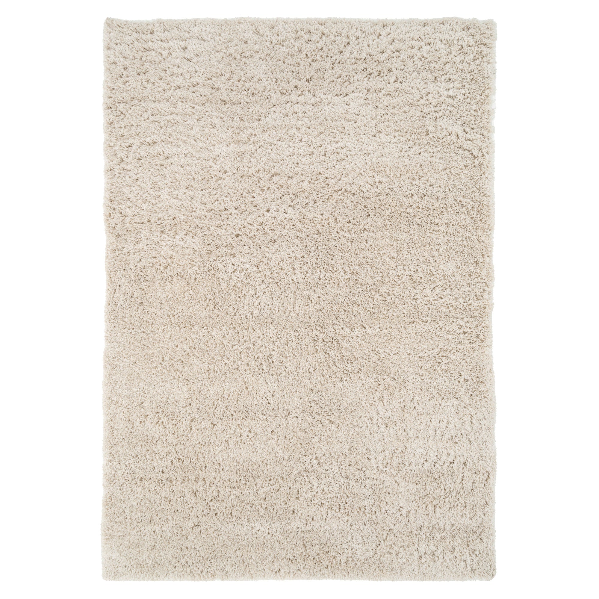 Soft Everyday Light Beige Shaggy Rug | Living Room Rugs | Kukoon Rugs ...