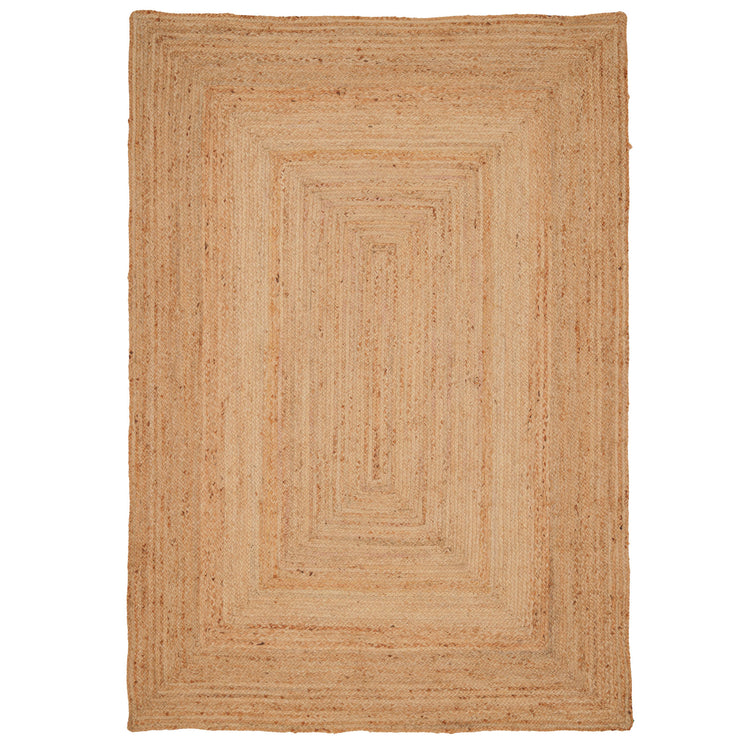 Natural Rustic Braided Jute Rug - Althea | Living Room Rugs | Kukoon ...