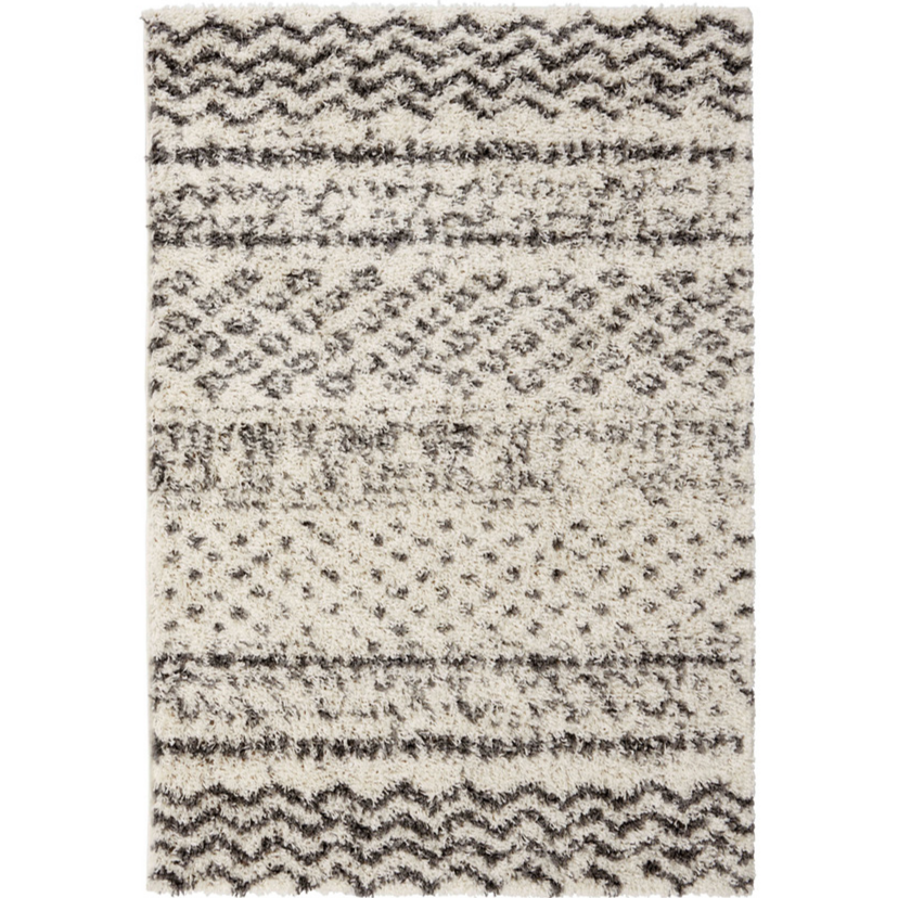 Cream Scandi Nordic Shaggy Rug | Living Room Rugs | Kukoon Rugs Online