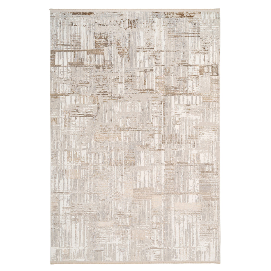 Lustre Gold Woven Print Rug - Eetu | Living Room Rugs | Kukoon Rugs Online