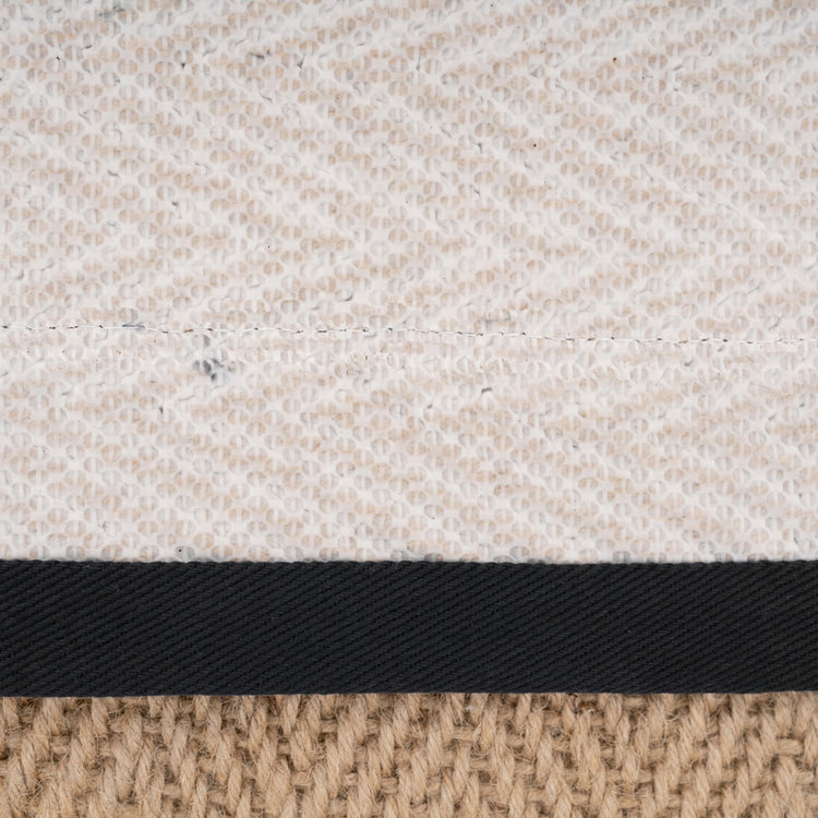 Black Border Jute Rug - Juliette Black | Living Room Rugs | Kukoon Rugs ...