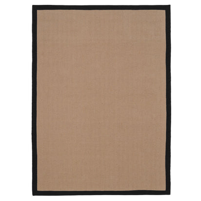 Black Border Jute Rug - Juliette Black | Living Room Rugs | Kukoon Rugs ...