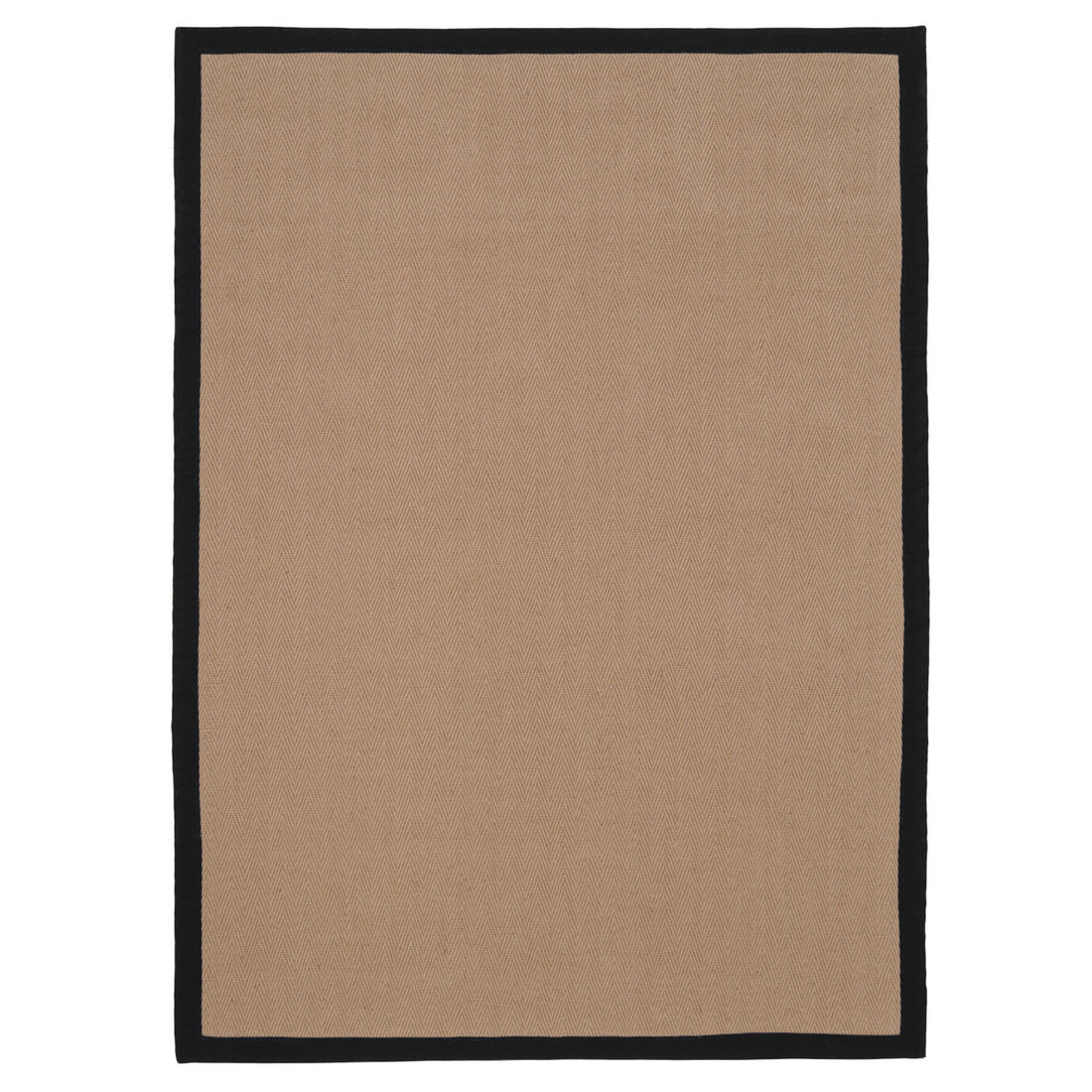 Black Border Jute Rug - Juliette Black | Living Room Rugs | Kukoon Rugs ...