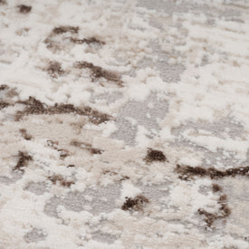 Soft Beige Modern Distressed Rug - Zoya | Living Room Rugs | Kukoon ...
