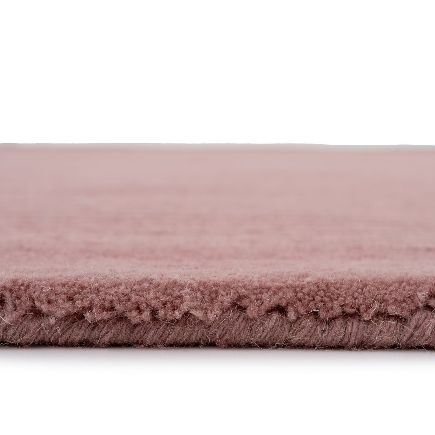 Blush Bordered Wool Rug - Olann Blush | Living Room Rugs | Kukoon Rugs ...