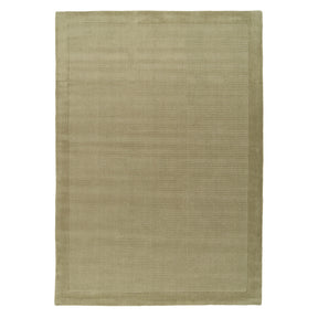 Green Bordered Wool Rug - Olann Green | Living Room Rugs | Kukoon Rugs Online