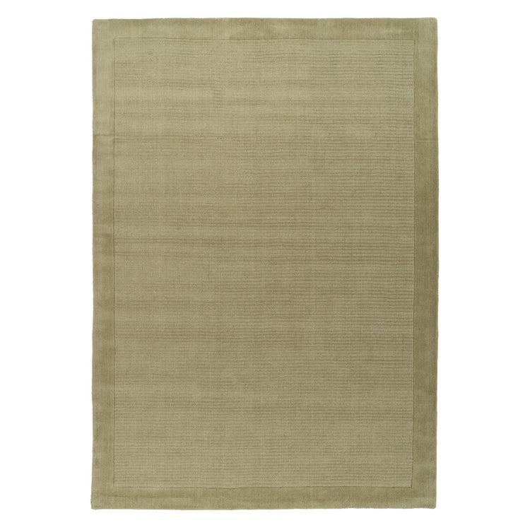 Green Bordered Wool Rug - Olann Green | Living Room Rugs | Kukoon Rugs ...