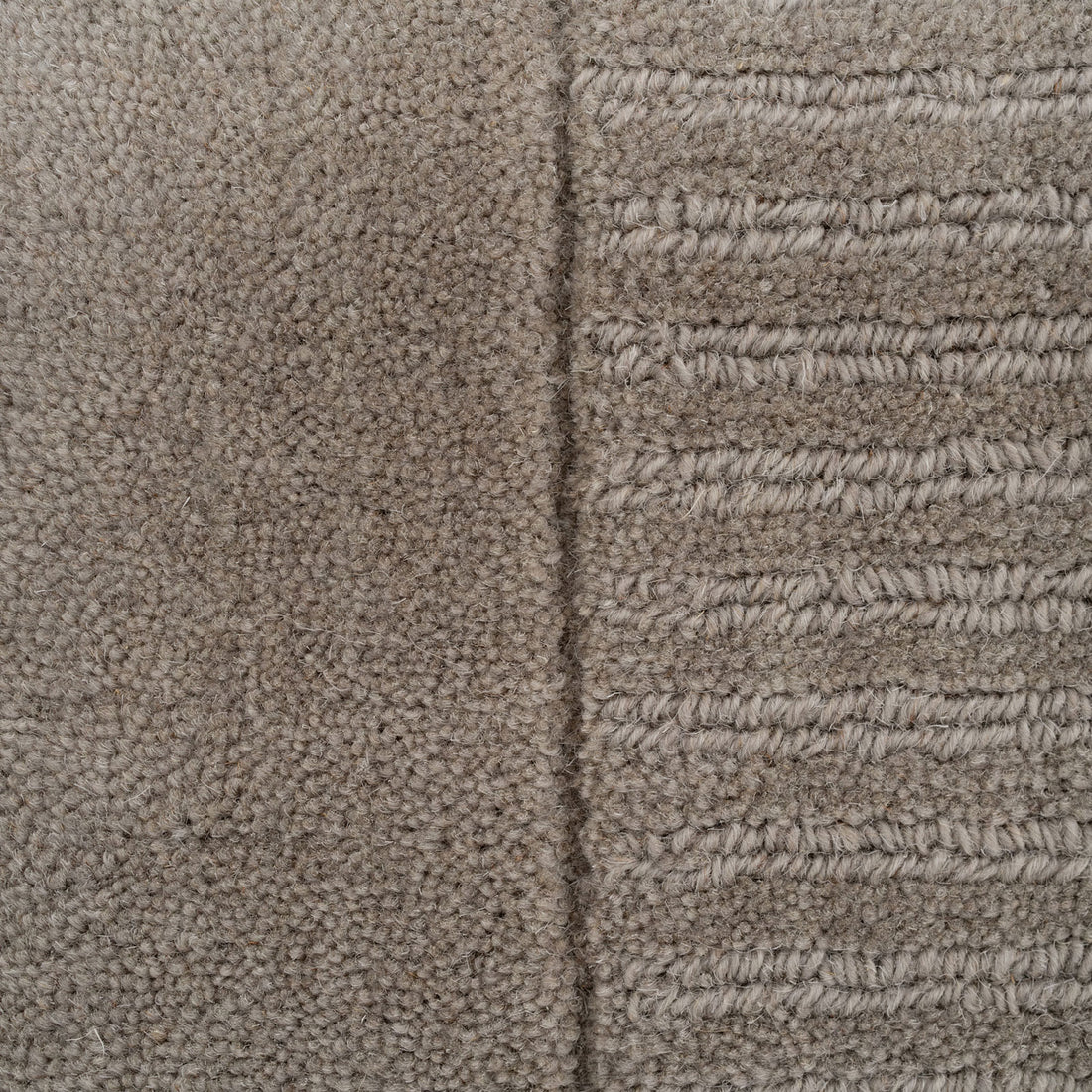 Grey Bordered Wool Rug - Olann Grey | Living Room Rugs | Kukoon Rugs Online