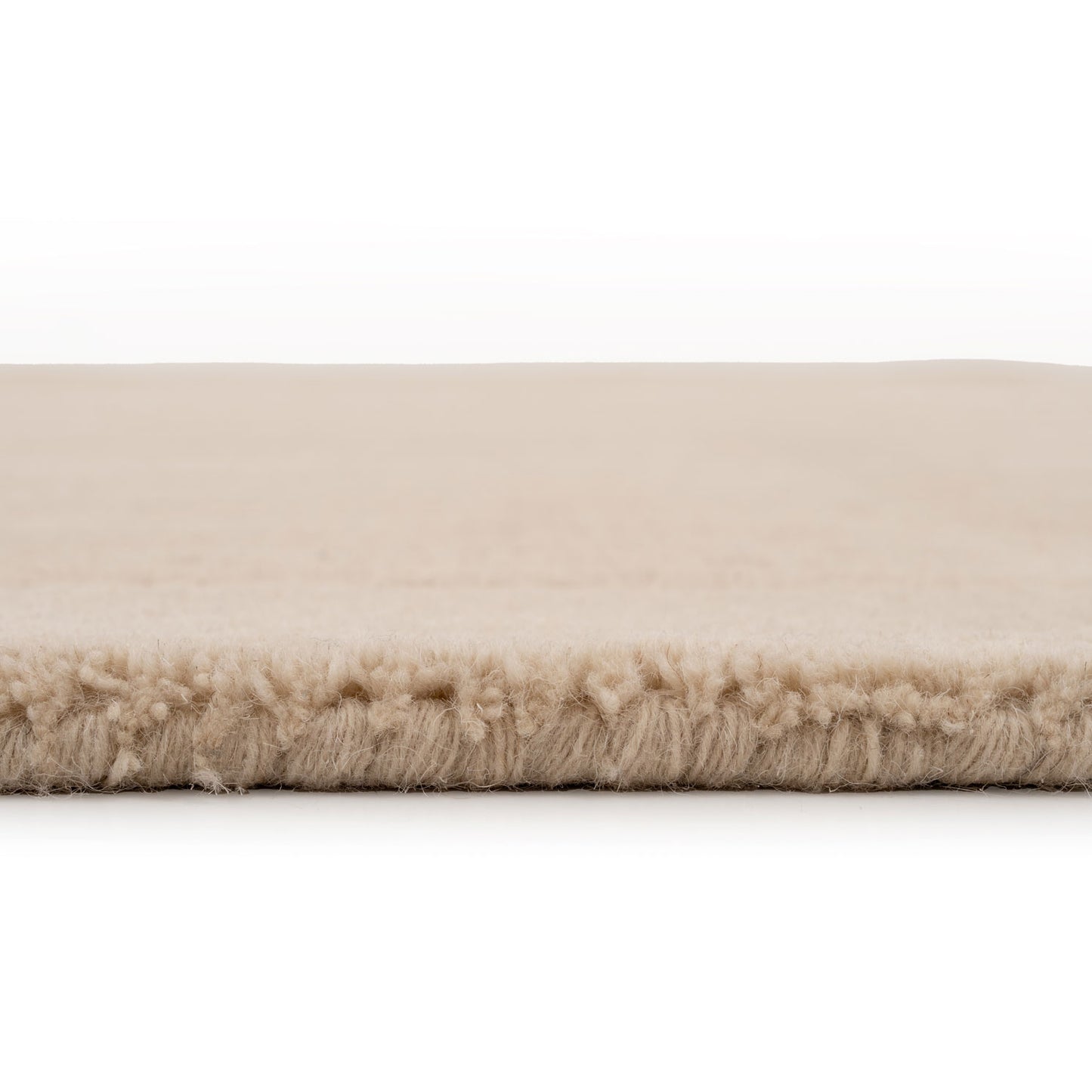 Neutral Bordered Wool Rug - Olann Neutral | Living Room Rugs | Kukoon ...