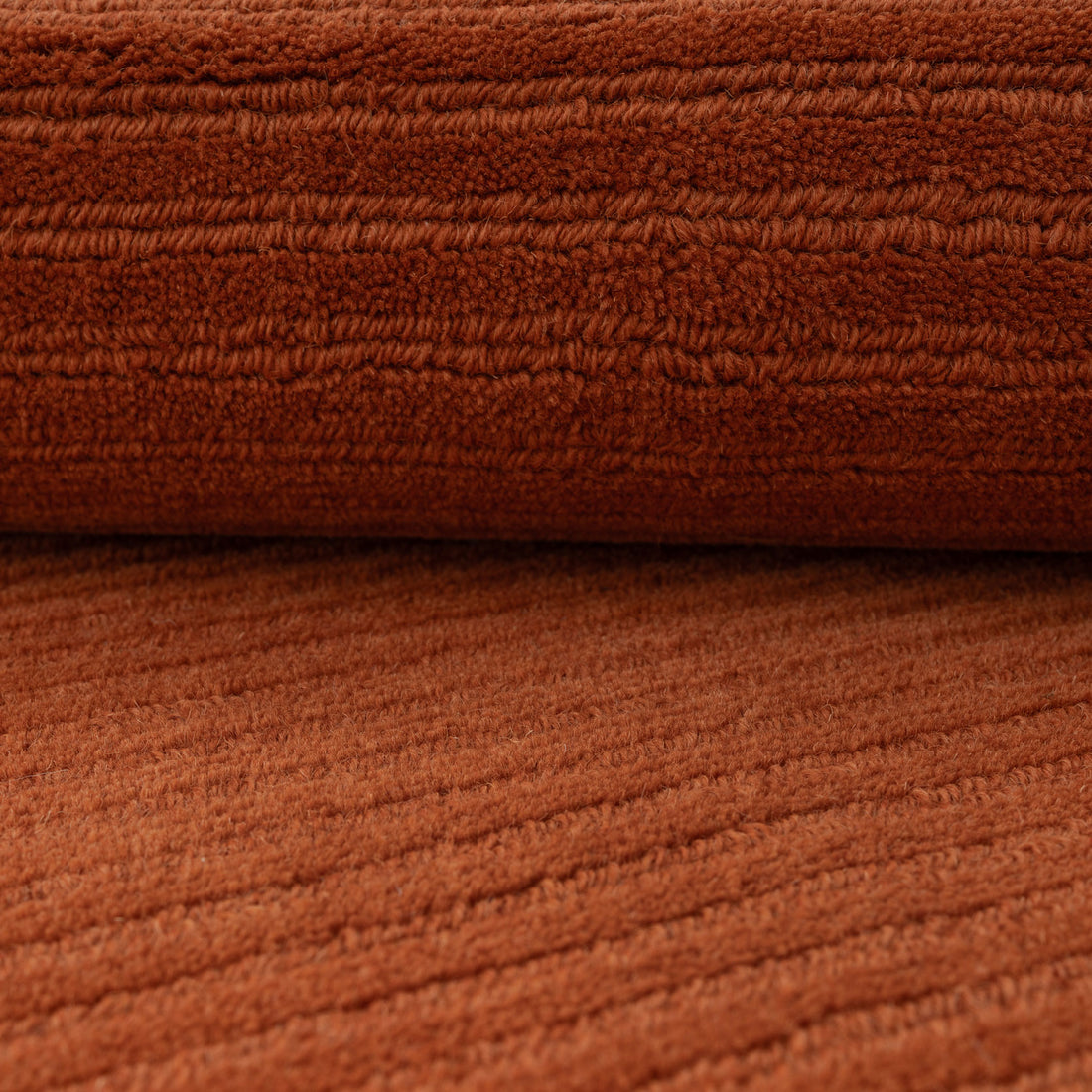 Terracotta Bordered Wool Rug - Olann Terra | Living Room Rugs | Kukoon ...