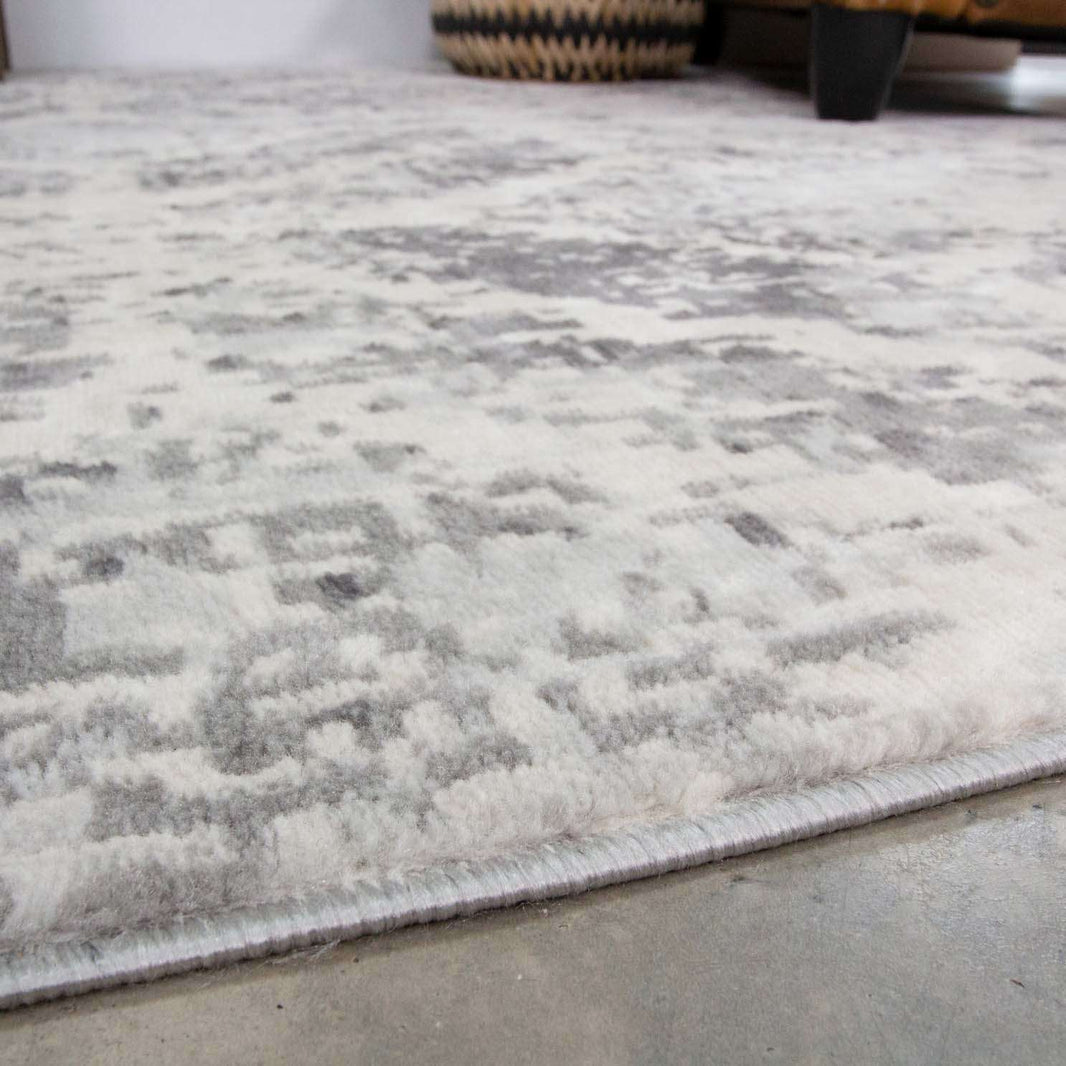 Faded Distressed Grey Oriental Pattern Runner Rug | Runner Rugs ...