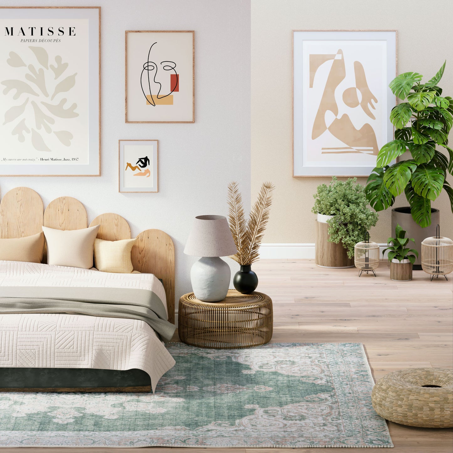 Flatwoven Washable Green Medallion Area Rug - Orion | Living Room Rugs ...