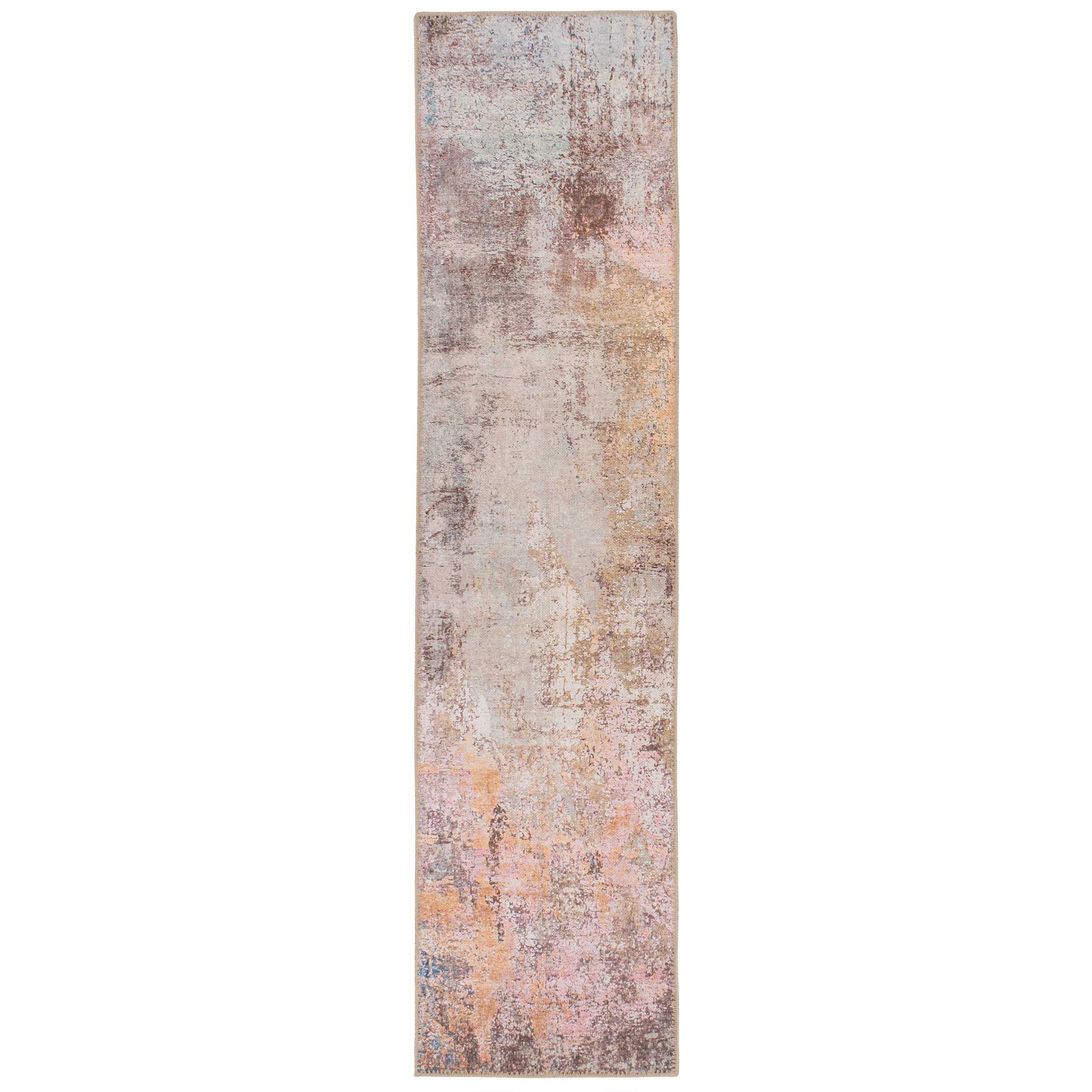 Flatwoven Washable Distressed Multicolour Runner - Carrie | Living Room ...
