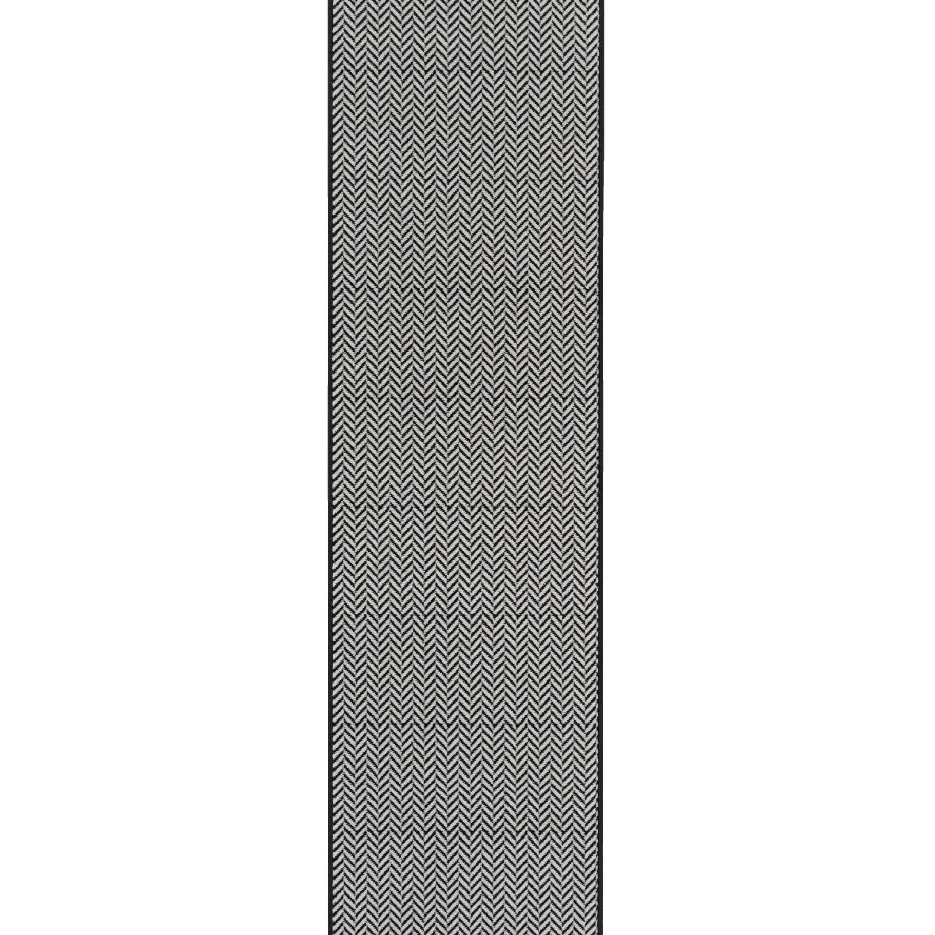 Black Chevron Stair Carpet Runner - Cut to Measure | Stair Runner ...