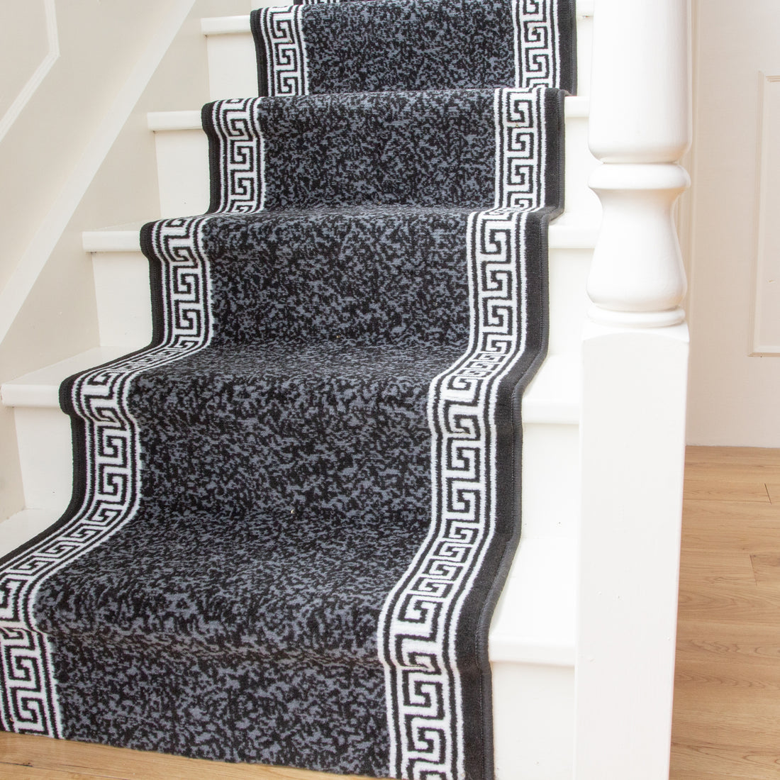 Black Border Stair Carpet Runner - Cut to Measure | Stair Runner Carpet ...
