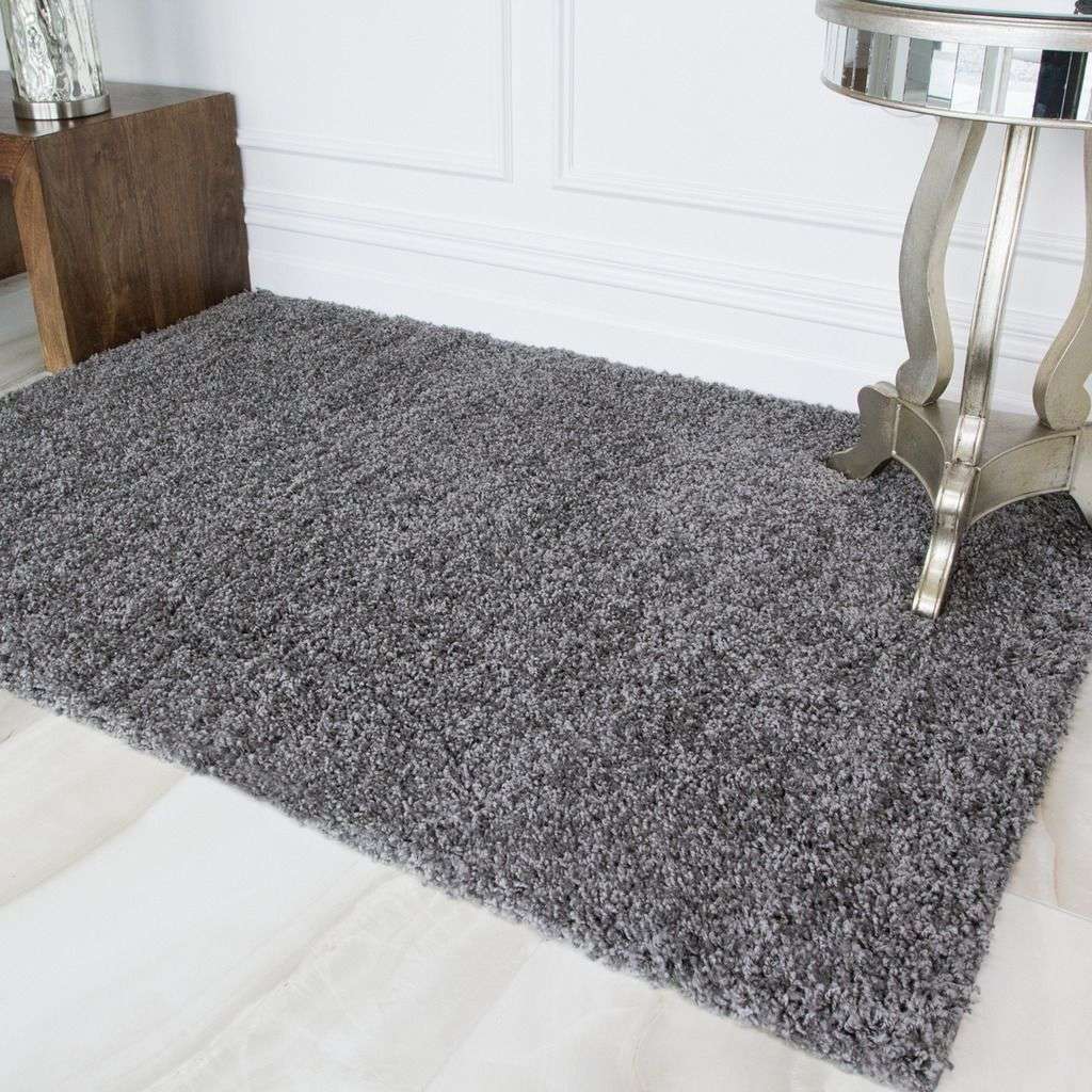Grey Shaggy Rug | Living Room Rugs | Kukoon Rugs Online