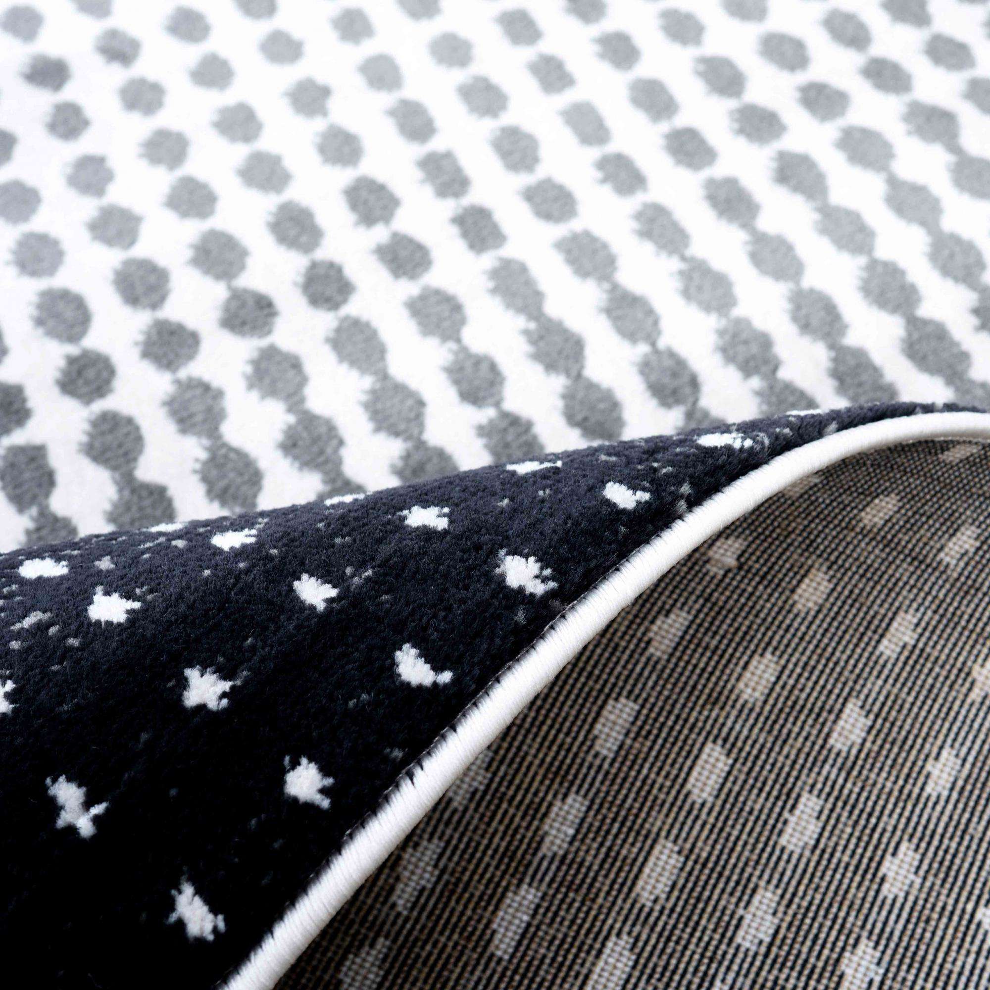 Modern Grey Spotted Ombre Effect Living Room Rug | Living Room Rugs ...