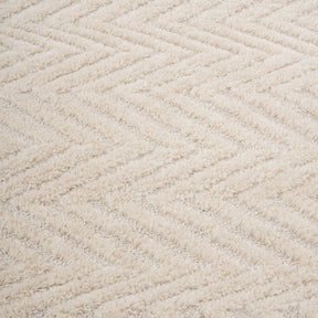 Warm White Chevron Rug - Sula | Living Room Rugs | Kukoon Rugs Online