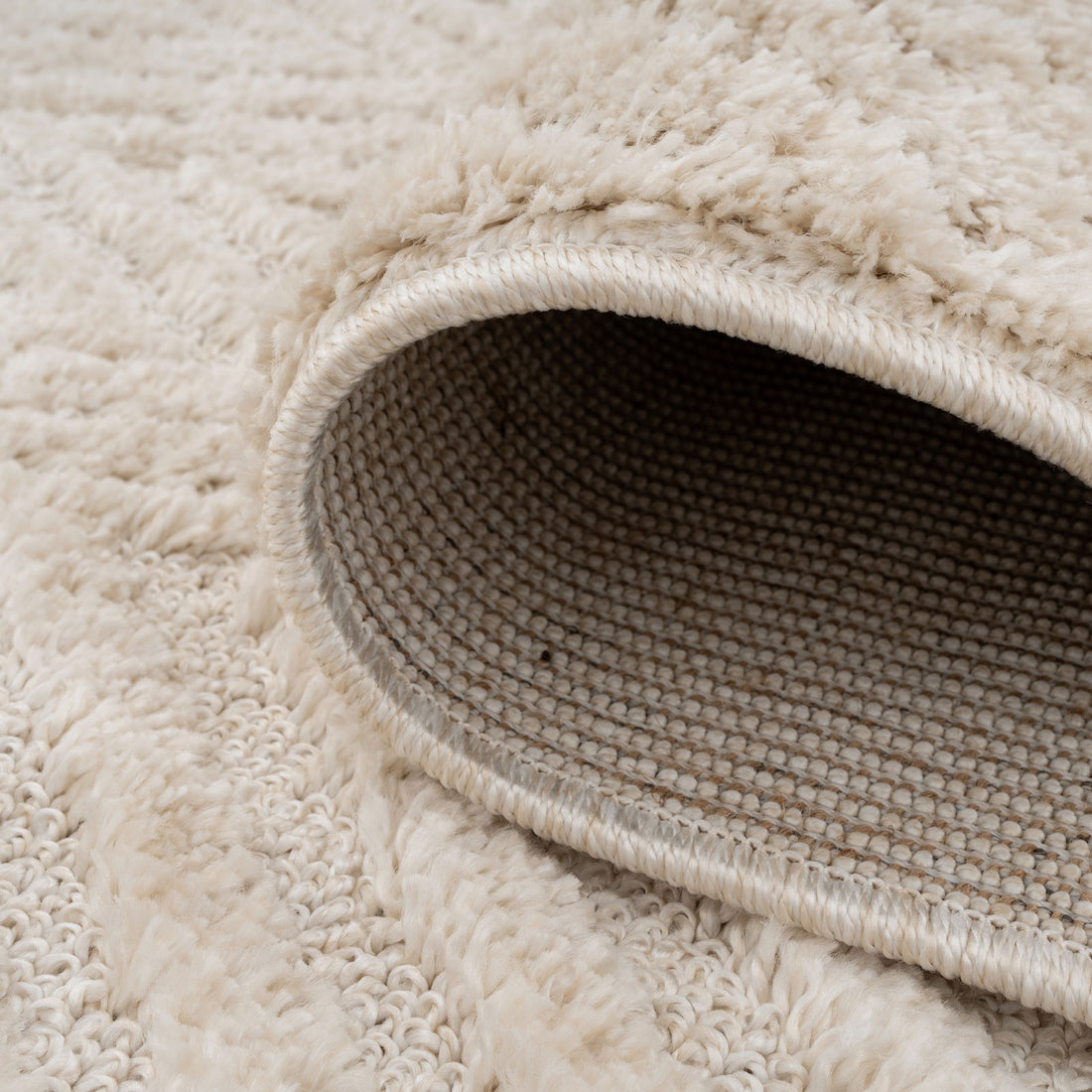 Warm White Chevron Rug - Sula | Living Room Rugs | Kukoon Rugs Online