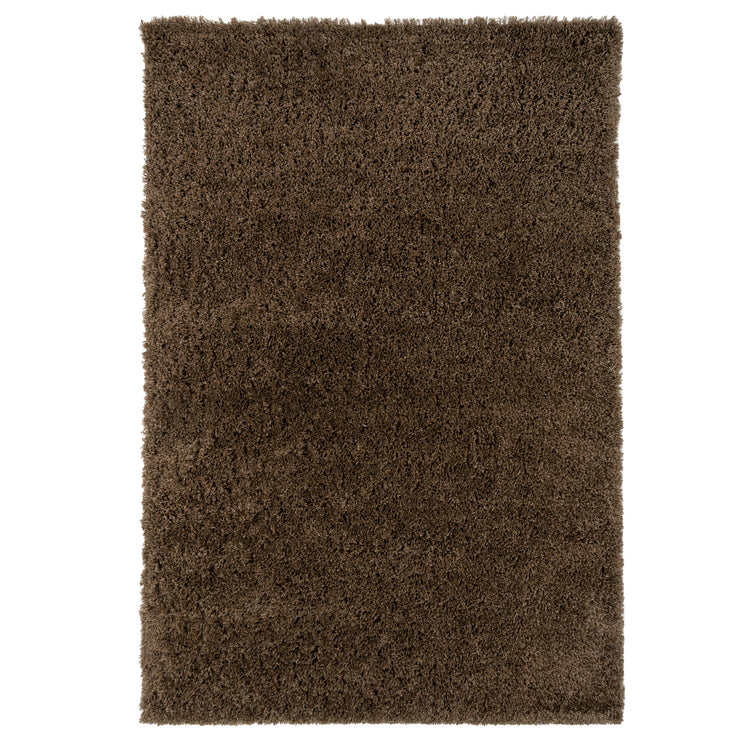 Soft Everyday Brown Shaggy Rug | Living Room Rugs | Kukoon Rugs Online