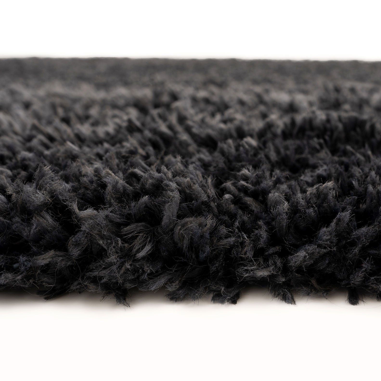 Super Soft Luxury Charcoal Shaggy Rug | Living Room Rugs | Kukoon Rugs ...