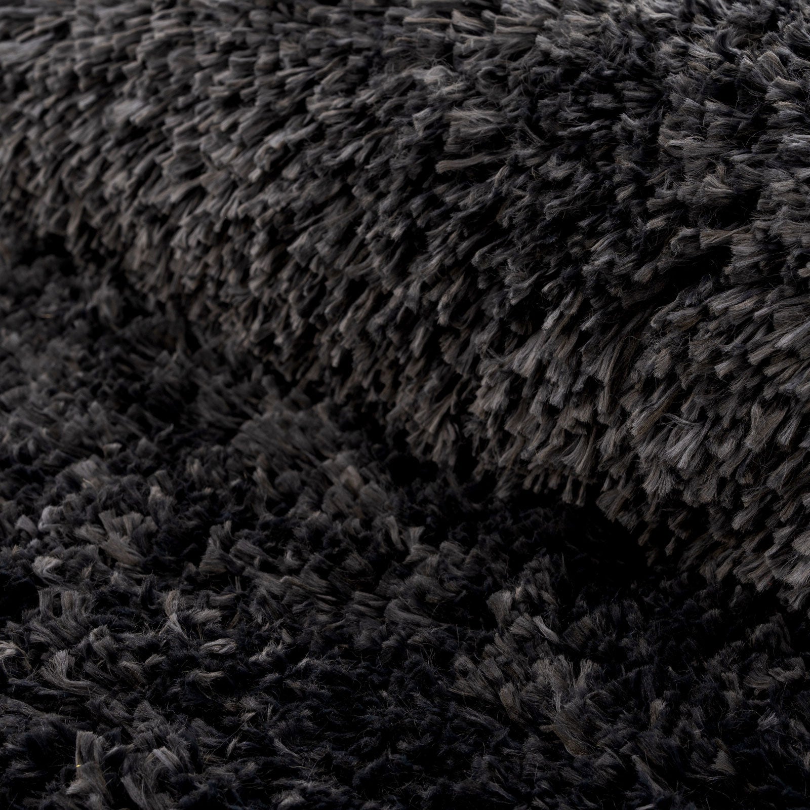 Super Soft Luxury Charcoal Shaggy Rug | Living Room Rugs | Kukoon Rugs ...