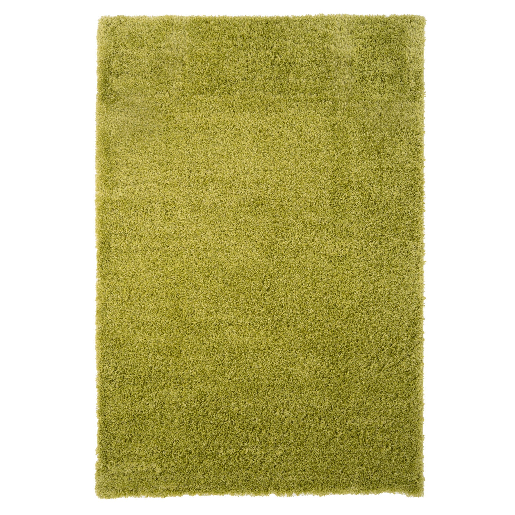 Soft Everyday Moss Green Shaggy Rug | Living Room Rugs | Kukoon Rugs Online
