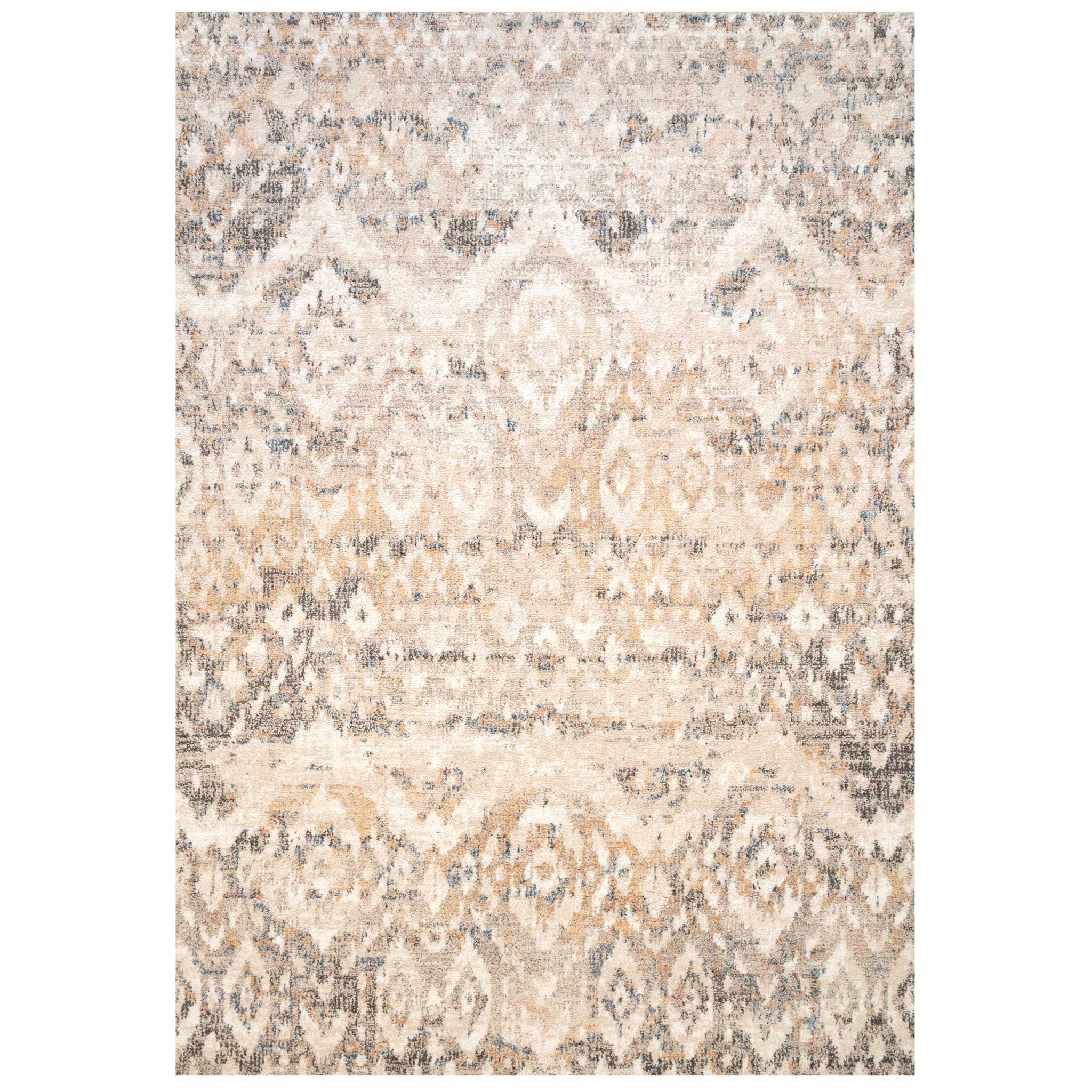Distressed Grey Gold Diamond Area Rug - Boyce | Living Room Rugs ...