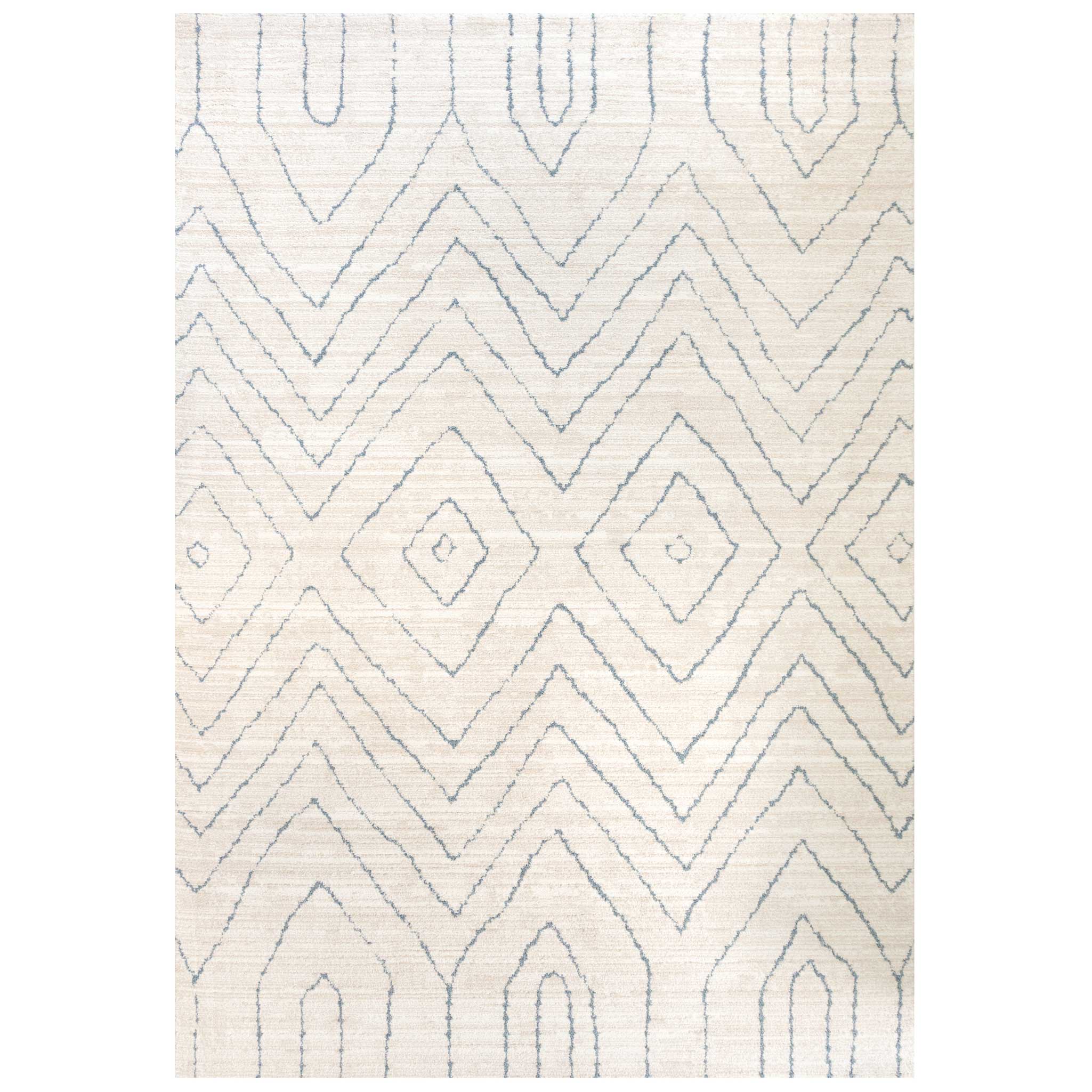 Cosy Soft Chevron Beige Moroccan Berber Bedroom Rug - Carlos | Living ...