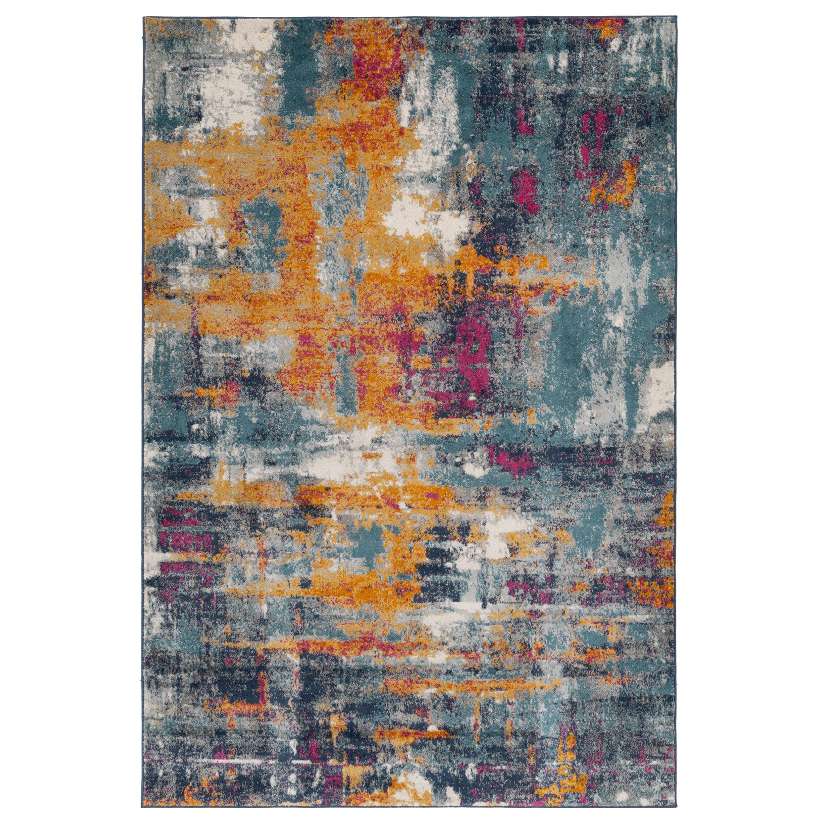 Funky Multicolour Area Rug - Thrive | Living Room Rugs | Kukoon Rugs Online