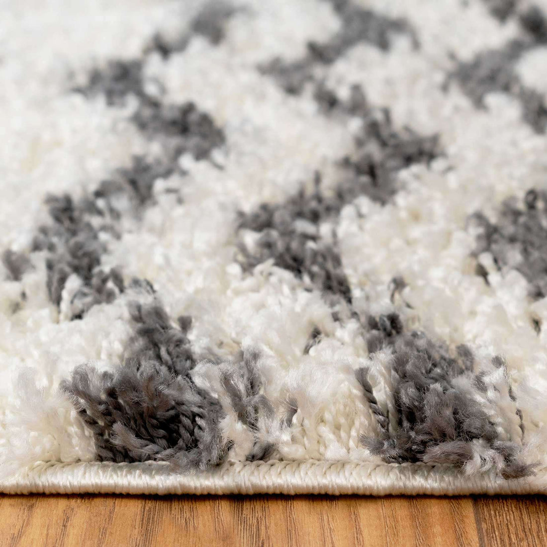 Cream Scandi Nordic Shaggy Rug | Living Room Rugs | Kukoon Rugs Online