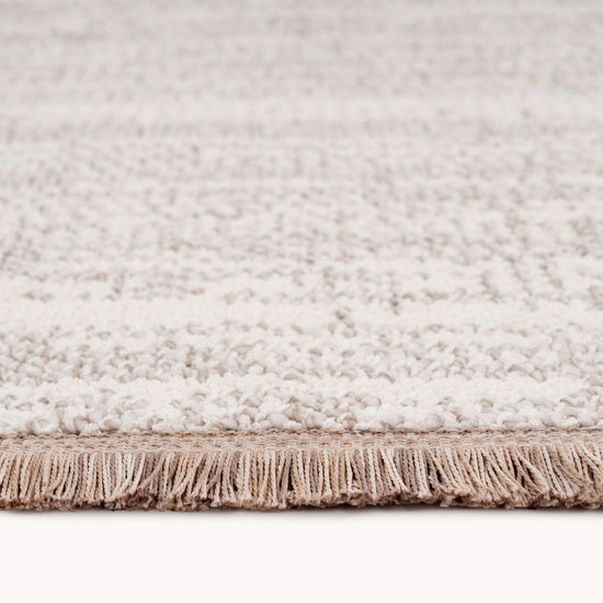 Beige Abstract Scandi Rug - Teva | Living Room Rugs | Kukoon Rugs Online