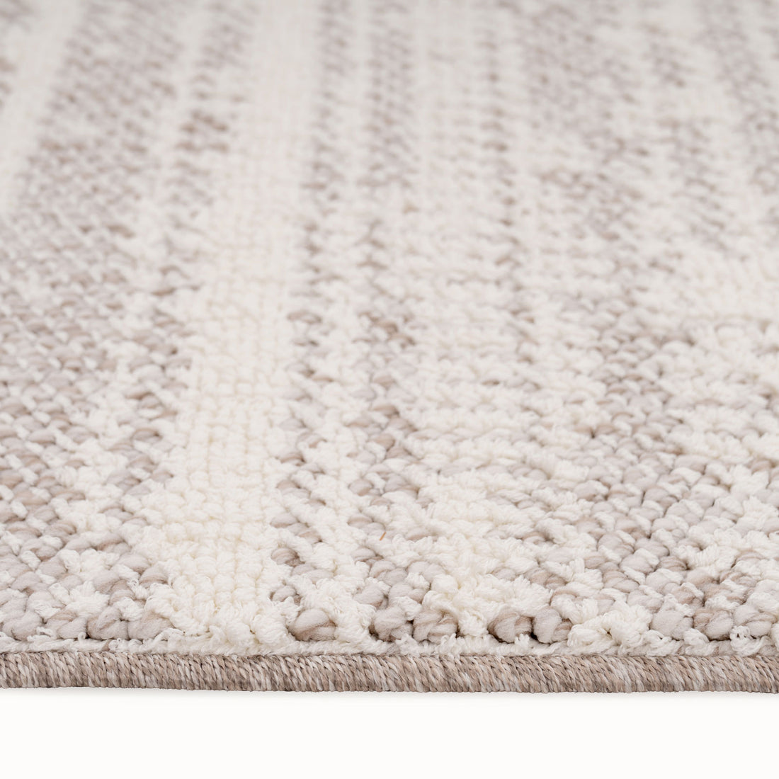 Beige Abstract Scandi Rug - Teva | Living Room Rugs | Kukoon Rugs Online