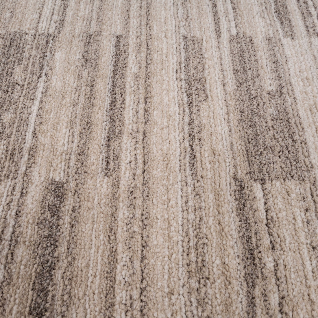 Neutral Beige Linear Stair Carpet | Stair Runner Carpet | Kukoon Rugs ...