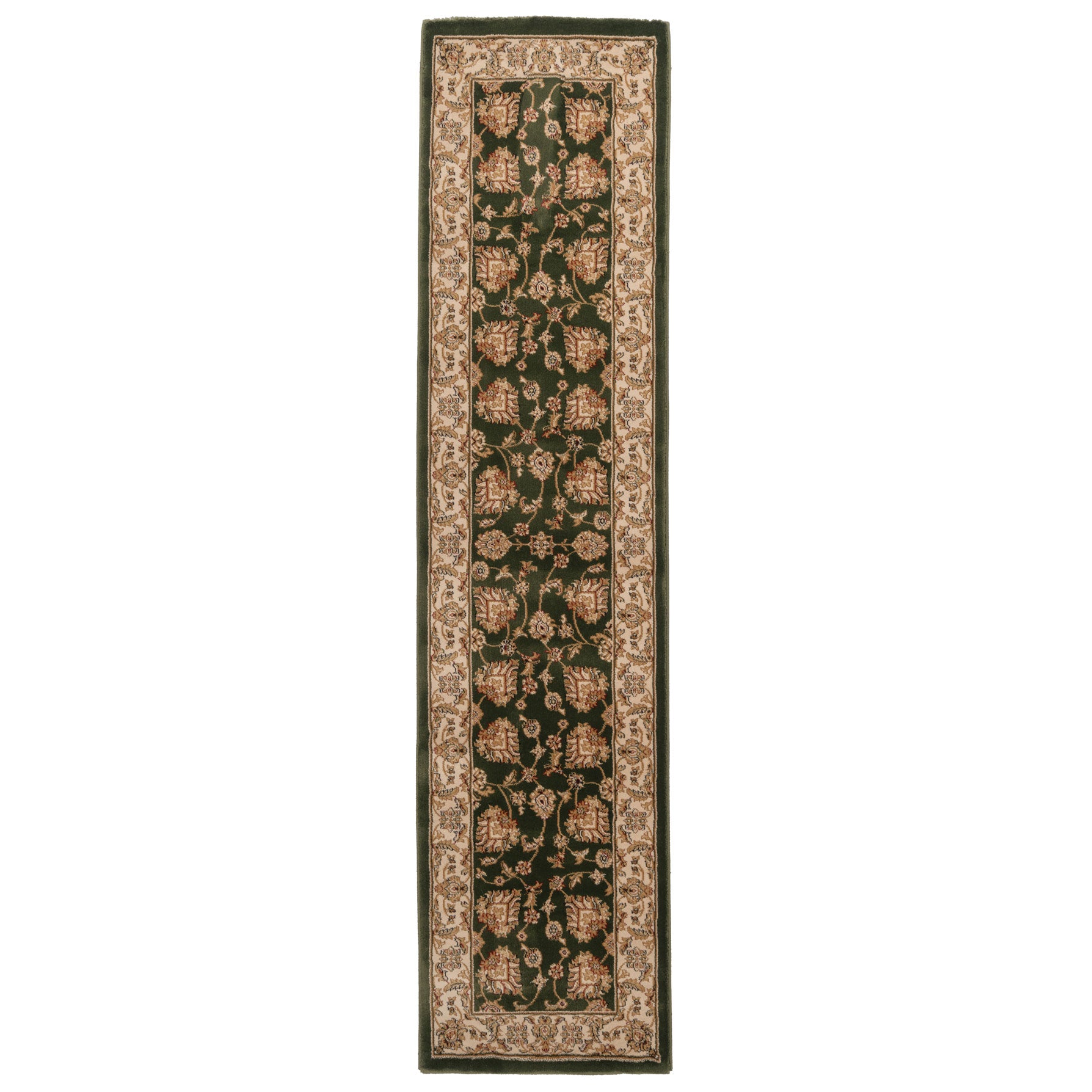 Traditional Green Runner Rug - Koa | Runner Rugs | Kukoon Rugs Online