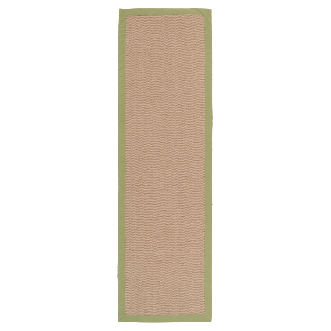 Green Cotton Border Natural Jute Area Rug | Runner Rugs | Kukoon Rugs ...