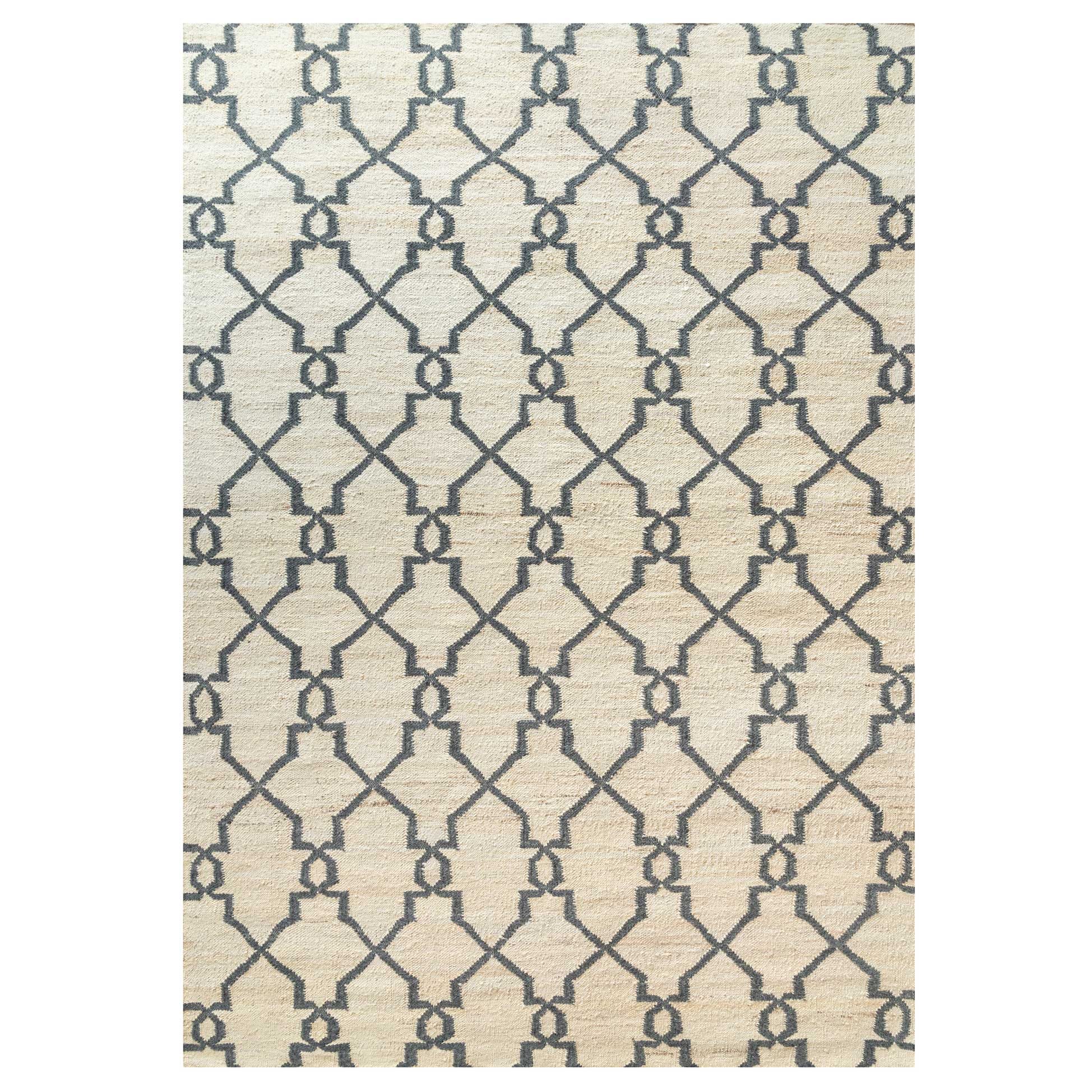 Cream Trellis Natural Jute Area Rug - Trellis | Living Room Rugs ...