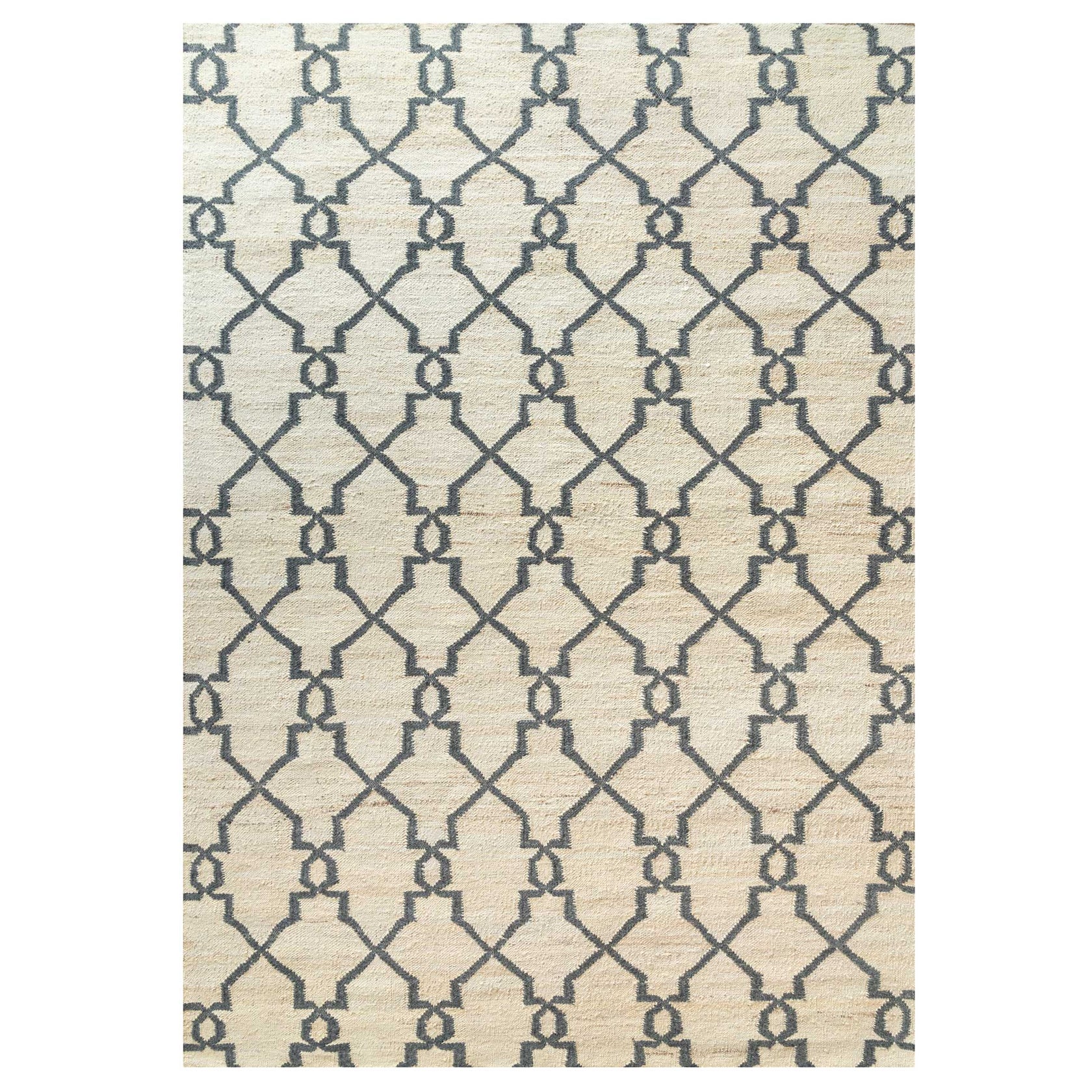 Cream Trellis Natural Jute Area Rug - Trellis | Living Room Rugs ...