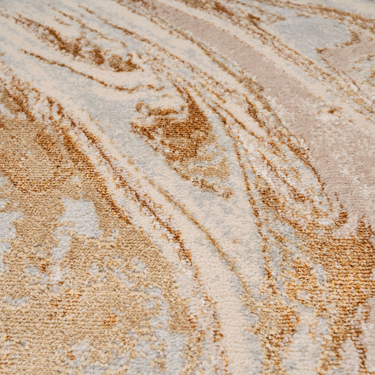 Luxury Marbling Beige Rug - Quartz | Living Room Rugs | Kukoon Rugs Online