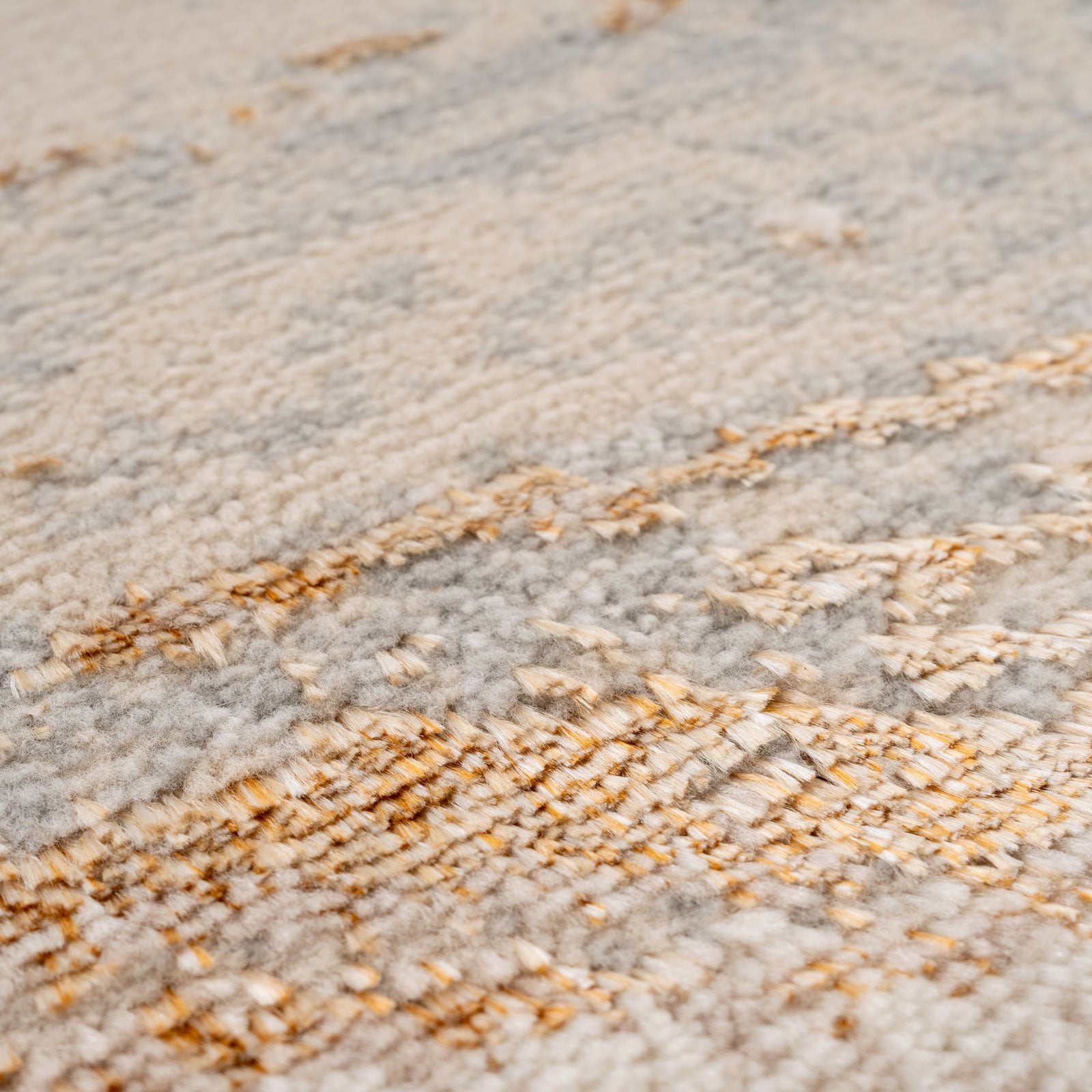 Luxury Marbling Beige Rug - Quartz | Living Room Rugs | Kukoon Rugs Online