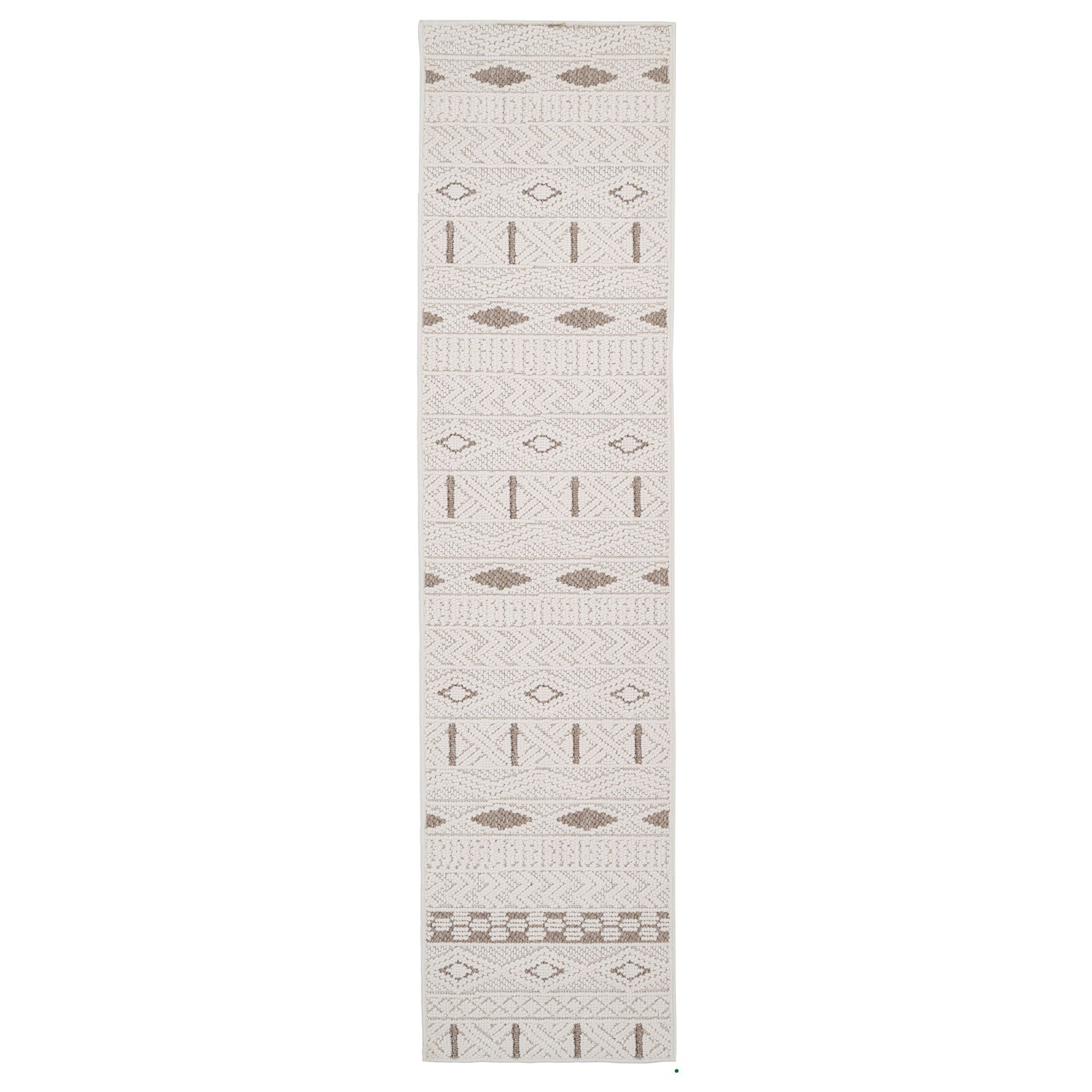 Cream Beige Boho Runner Rug - Sachi | Runner Rugs | Kukoon Rugs Online