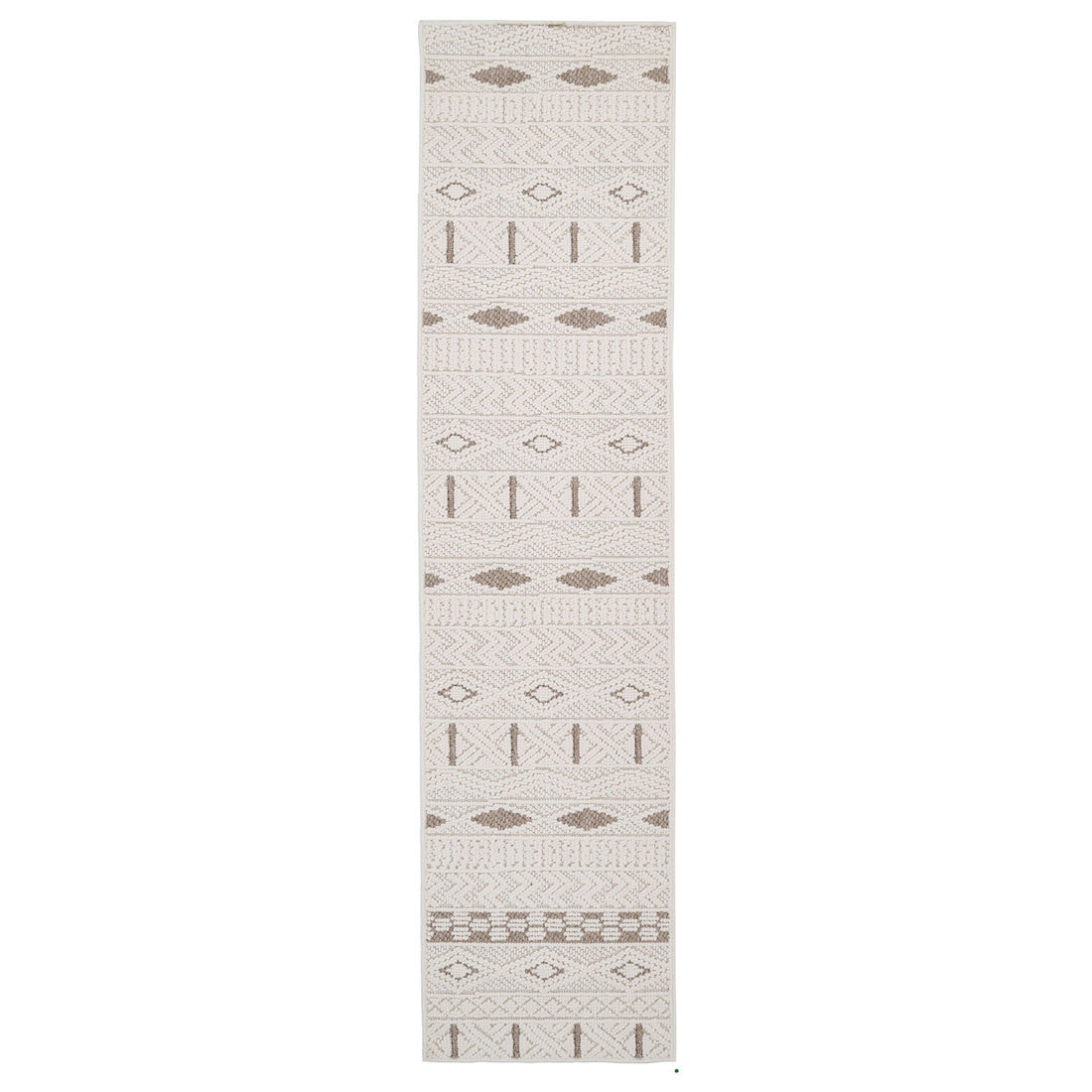 Cream Beige Boho Runner Rug - Sachi | Runner Rugs | Kukoon Rugs Online