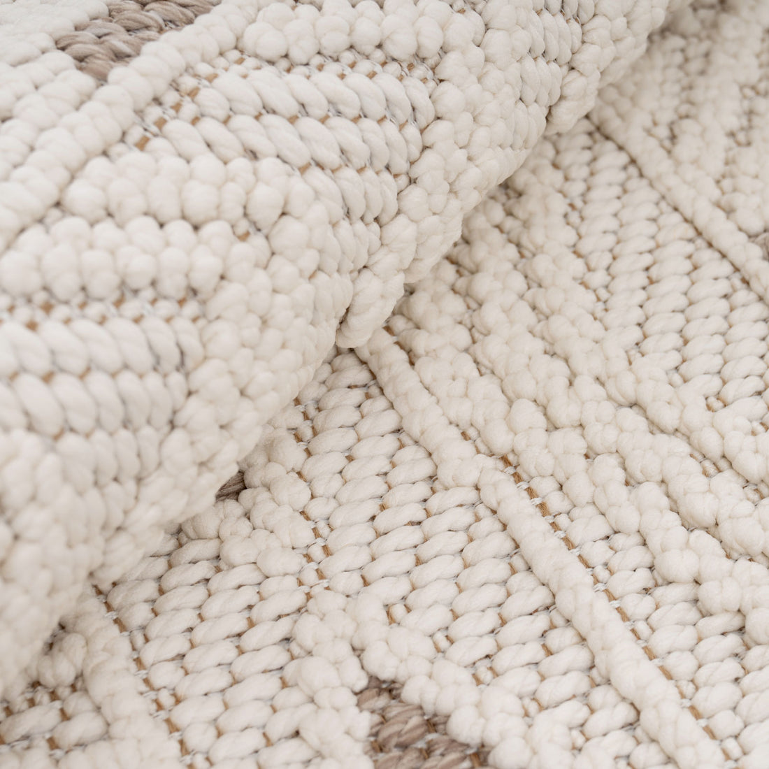 Cream Beige Boho Rug - Sachi | Living Room Rugs | Kukoon Rugs Online