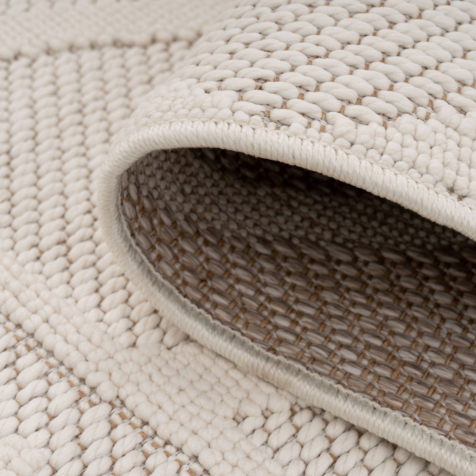 Cream Loop Pile Rug - Willow | Living Room Rugs | Kukoon Rugs Online