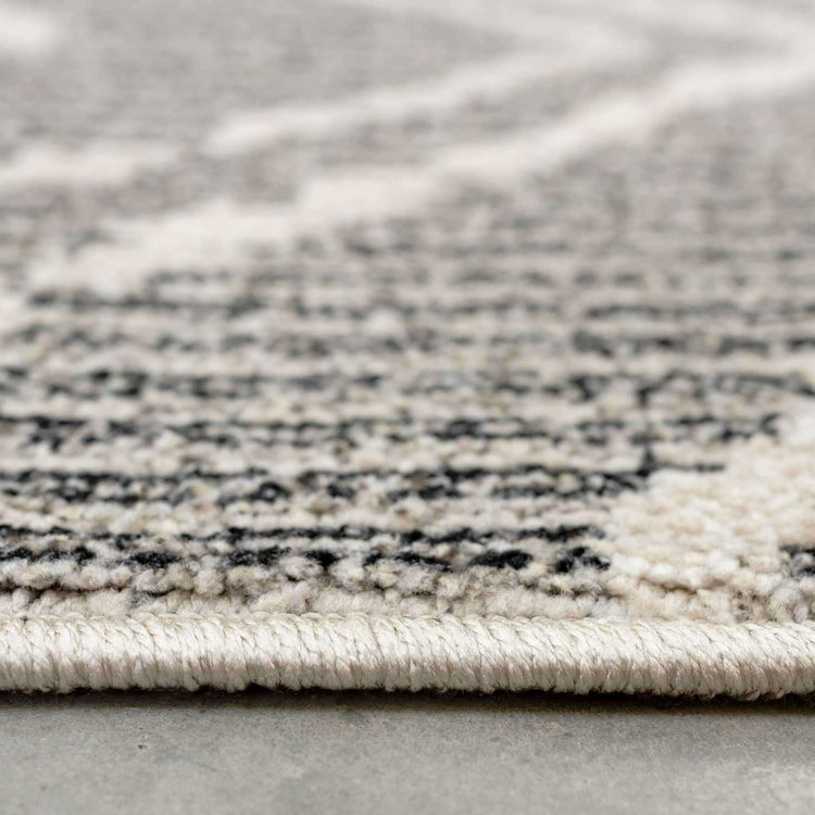 Cosy Soft Underfoot Grey Moroccan Berber Rug - Neva | Living Room Rugs ...