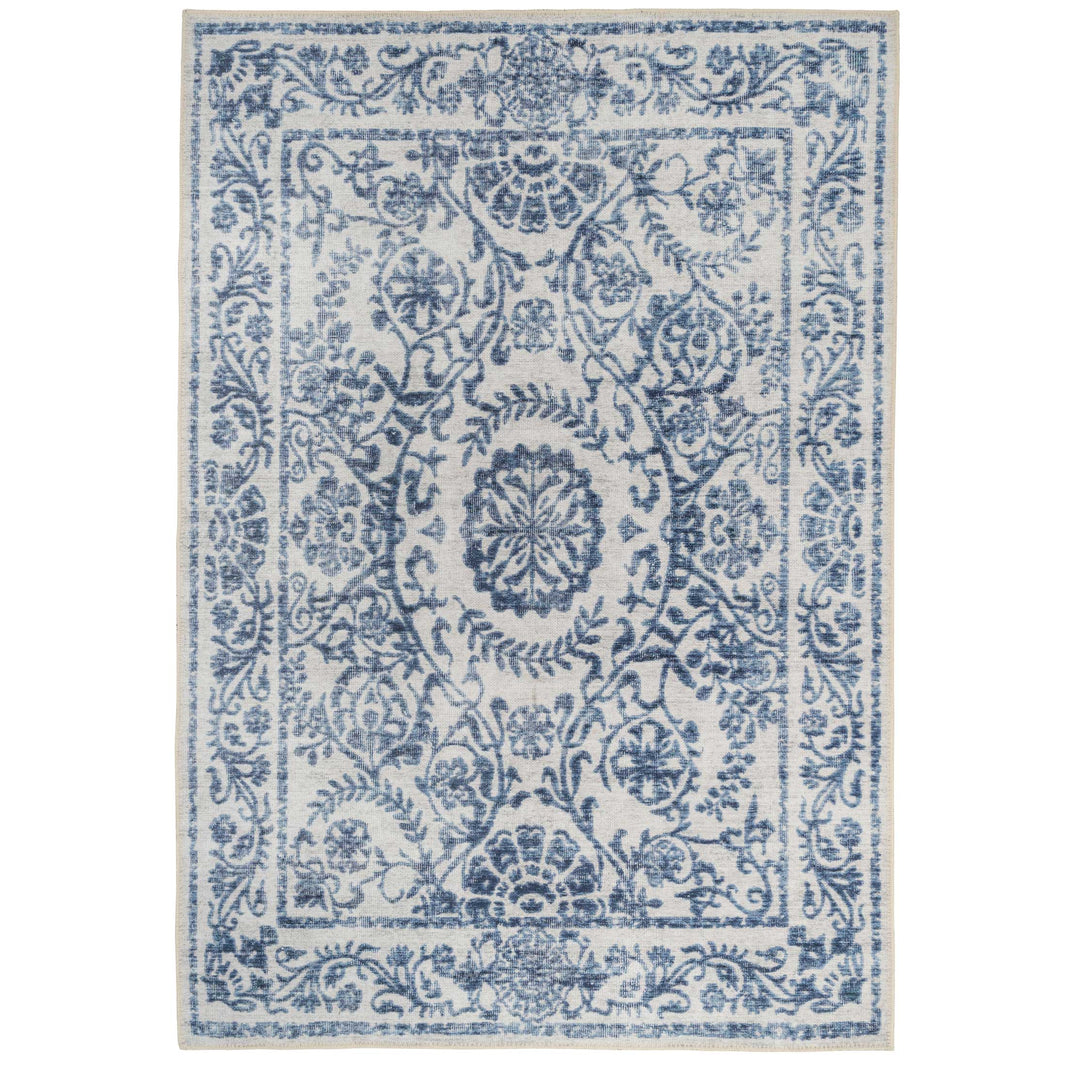 Distressed Terracotta Aztec Washable Runner Rug - Yana | Runner Rugs ...